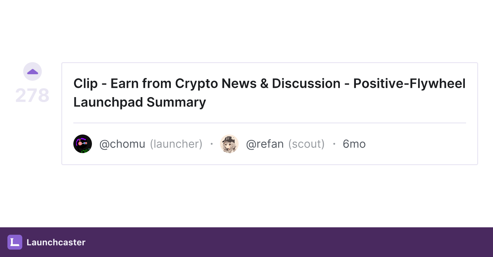 Launchcaster - Discover the best new Web3 projects